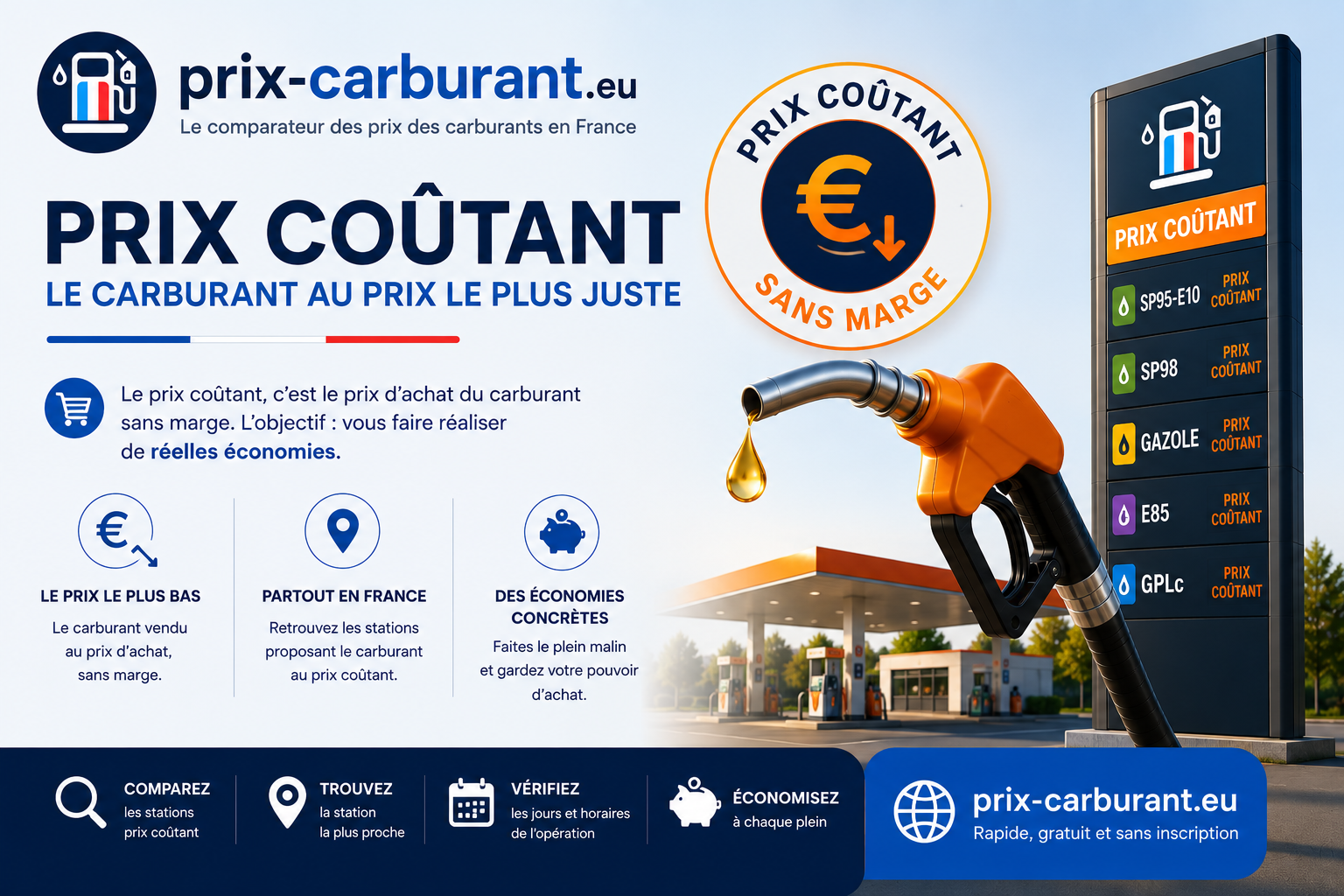 Carburant à prix coûtant Independant 2026 — prochaines dates et ...