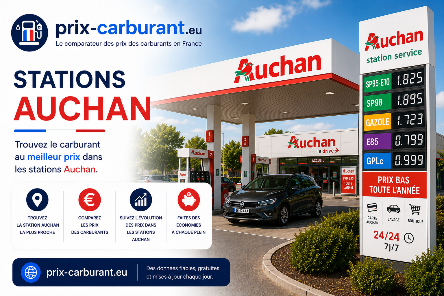 Prix Carburant Auchan Aujourdhui